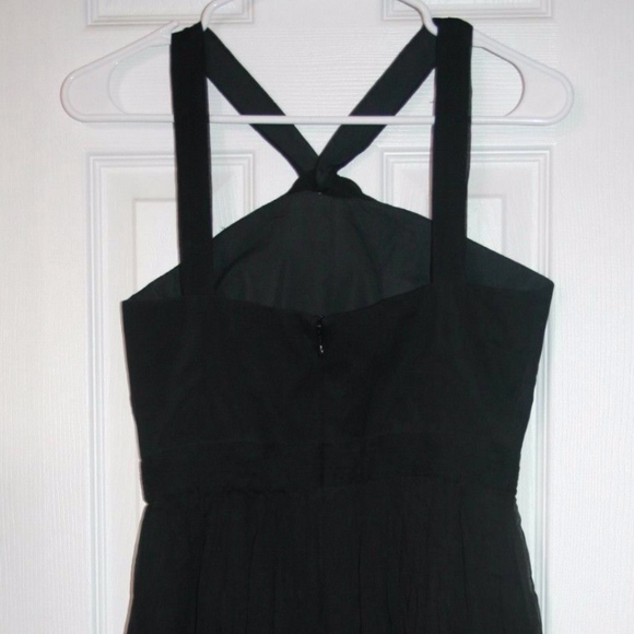 J. Crew | Dresses | Jcrew Sinclair Dress In Silk Chiffon Size Black ...